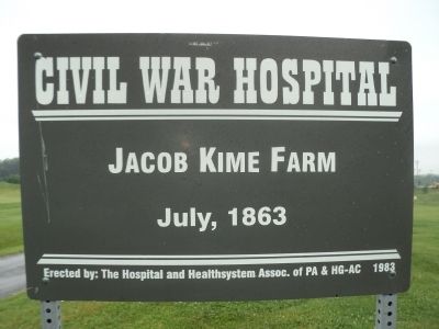 Jacob Kime Farm Historical Marker