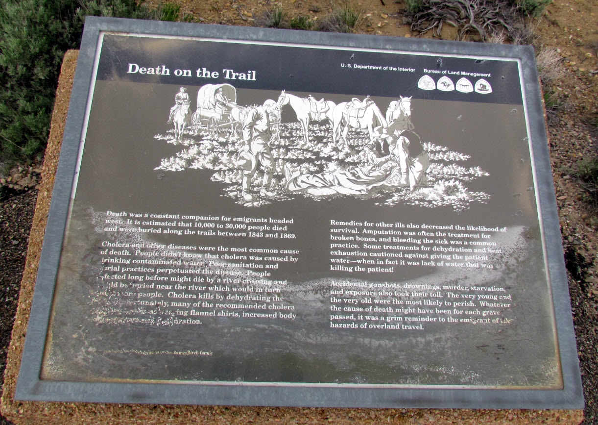Photo: Death on the Trail Marker