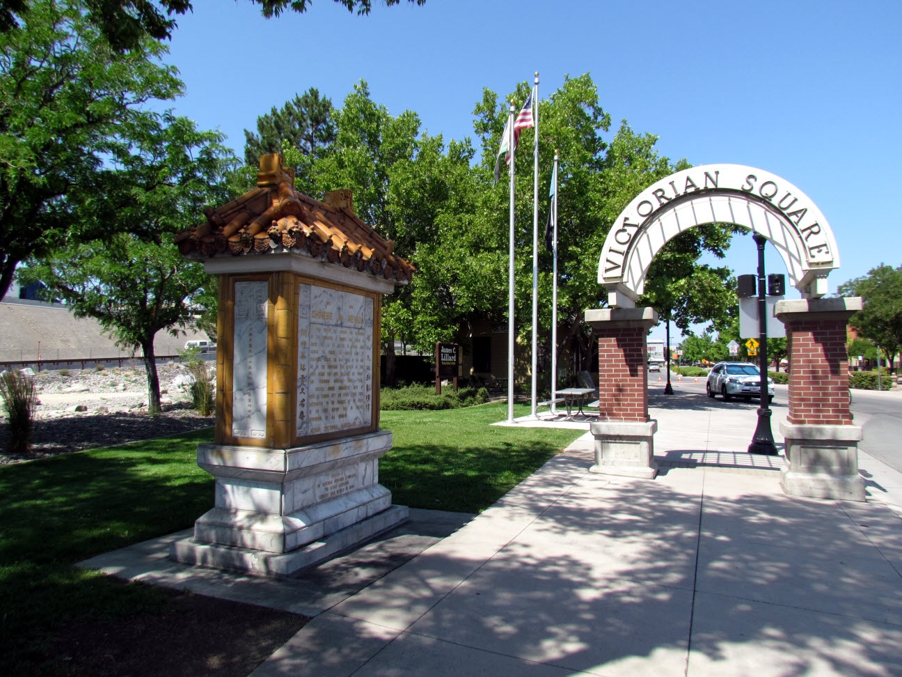 Photo: Chinese in Nevada Marker in Lillard Park