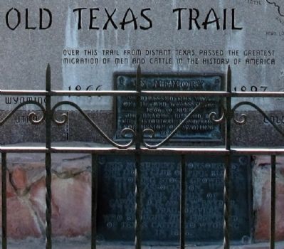 Old Texas Trail Historical Marker