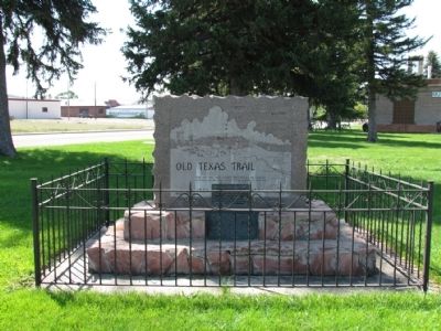 Old Texas Trail Historical Marker