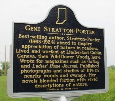 Gene Stratton-Porter Historical Marker