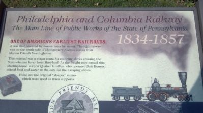 Philadelphia and Columbia Railway Historical Marker