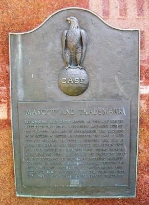 Jerome Increase Case / Mascot and Trademark Historical Marker