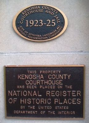 Kenosha County Courthouse Historical Marker