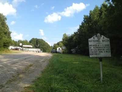 Nathaniel Macon Historical Marker