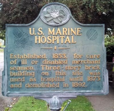 U.S. Marine Hospital Historical Marker