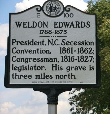 Weldon Edwards Historical Marker