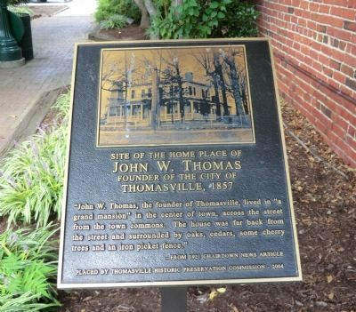 John W. Thomas Historical Marker