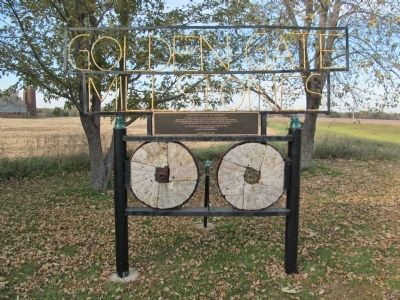 Golden Gate Mill Stones Historical Marker