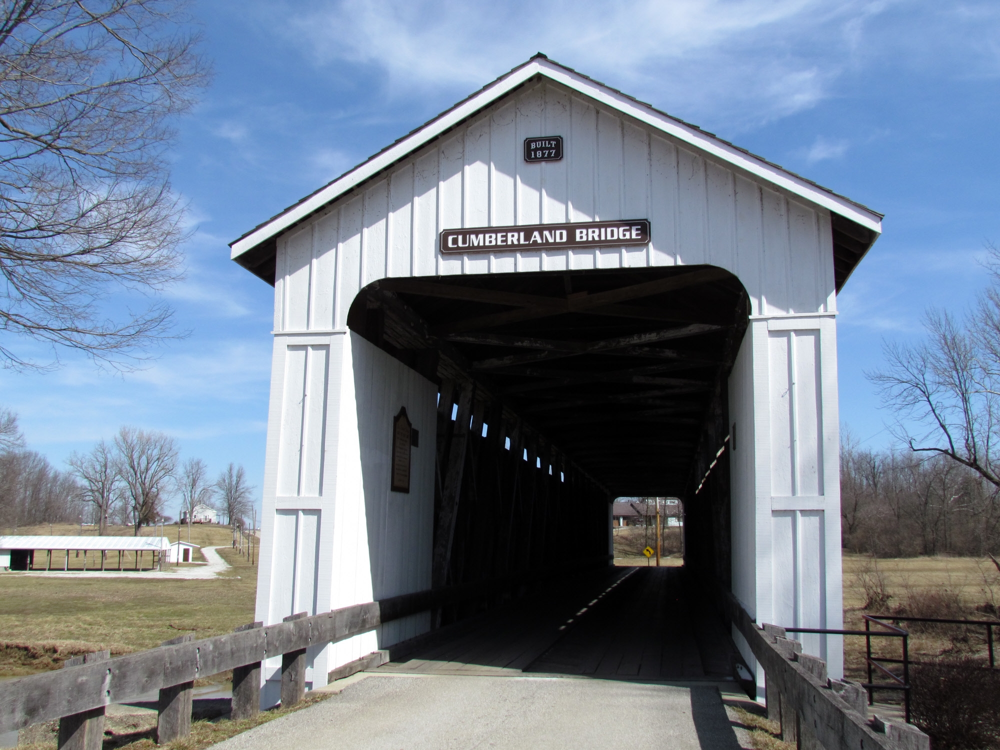 Photo: South End of Cumberland Covered Bridge