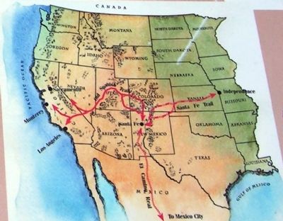 Old Spanish Trail Map Texas The Old Spanish Trail Florida Route And