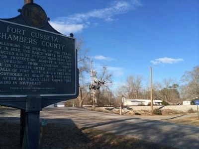 Fort Cusseta Historical Marker