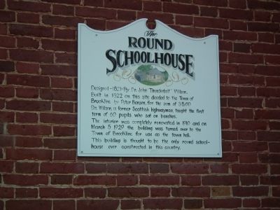 The Round Schoolhouse Historical Marker