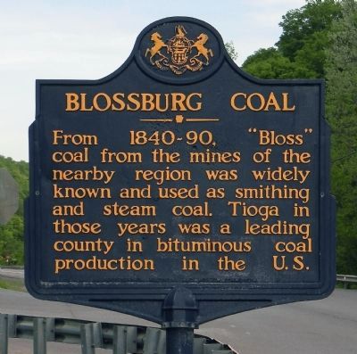 Blossburg Coal Historical Marker