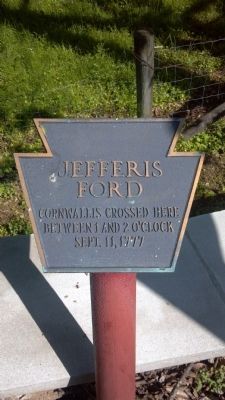 Jefferis Ford Historical Marker