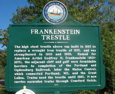 Frankenstein Trestle Historical Marker
