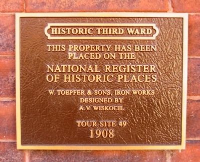 W. Toepfer & Sons, Iron Works Historical Marker