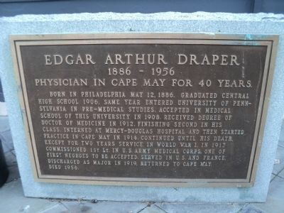 Edgar Arthur Draper Historical Marker