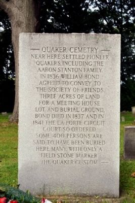 Quaker Cemetery Historical Marker