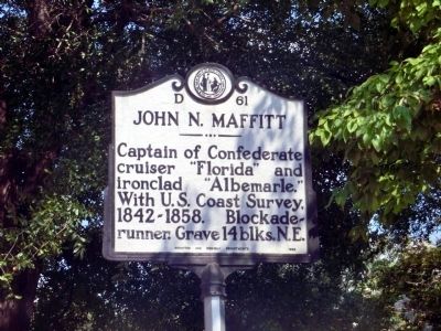John N. Maffitt Historical Marker