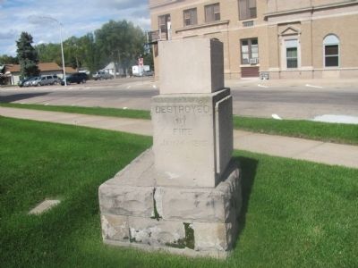 Site of First Custer County Courthouse Historical Marker