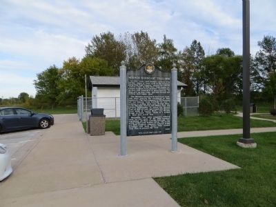 Historic Iowa City / Mormon Handcart Trail - 1856 Historical Marker