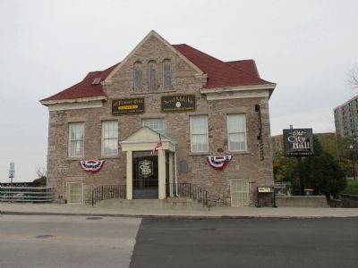 Lockport City Hall Historical Marker