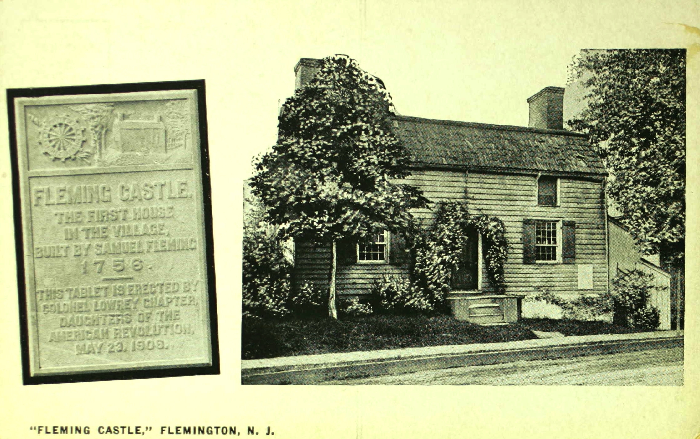 Photo: "Fleming Castle", Flemington, N.J. - Historical Postcard