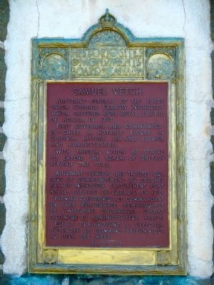 Samuel Vetch Historical Marker
