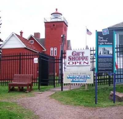 Two Harbors Light Station Historical Marker