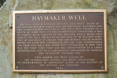 Haymaker Well Historical Marker