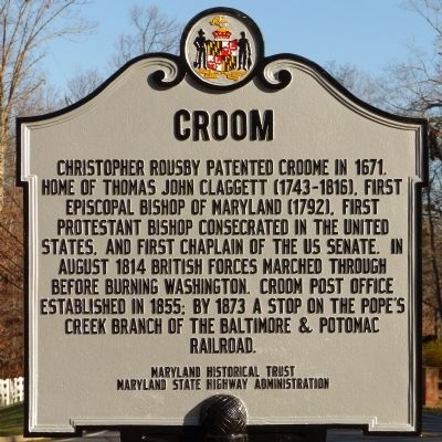 Croom Historical Marker