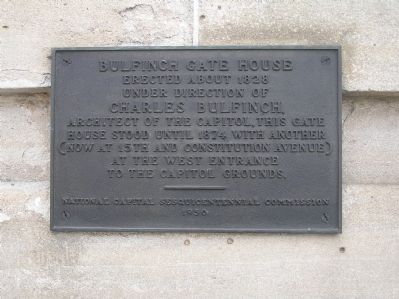 Bulfinch Gate House Historical Marker