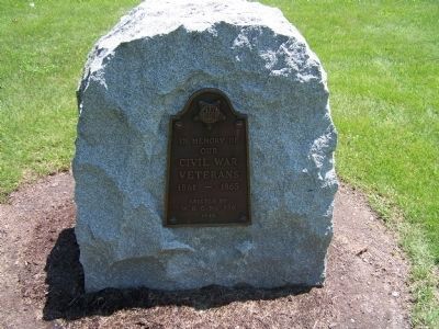 Fort Recovery Civil War Veterans Memorial, a War Memorial