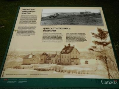Quebec City Astronomical Observatory Historical Marker