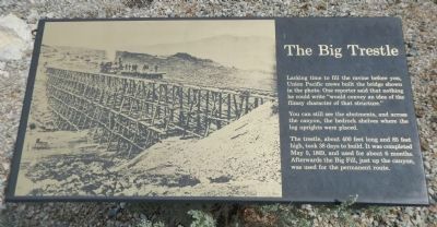 The Big Trestle Historical Marker