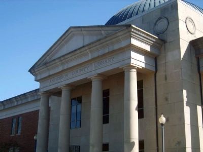 Anderson County Library Historical Marker
