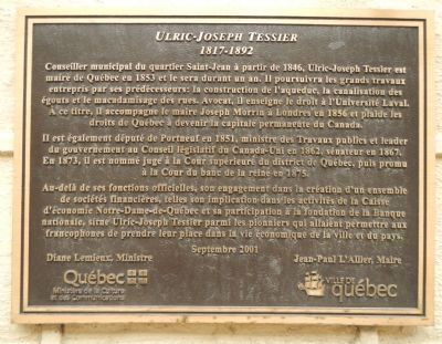 Ulric-Joseph Tessier Historical Marker