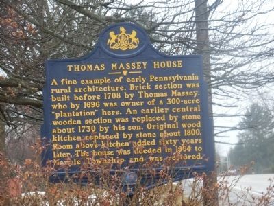 1696 Massey House Historical Marker