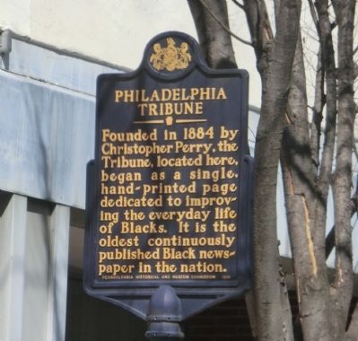Philadelphia Tribune Historical Marker