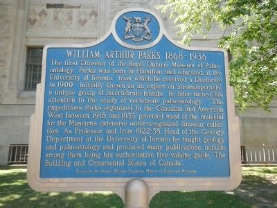William Arthur Parks 1868-1936 Historical Marker