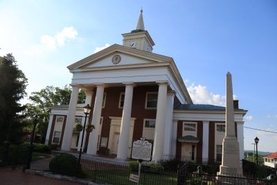 Botetourt County Courthouse Fire Historical Marker