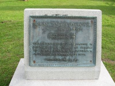 Roman Walter Sadlowski, a War Memorial