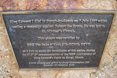 King Edward I Statue, a War Memorial