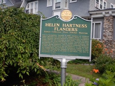 Helen Hartness Flanders Historical Marker
