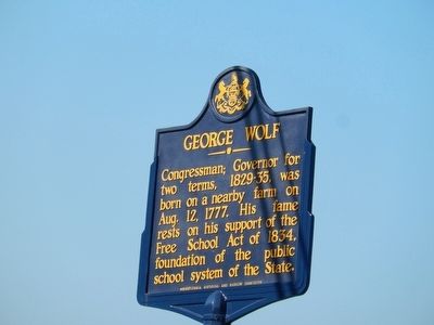 George Wolf Historical Marker