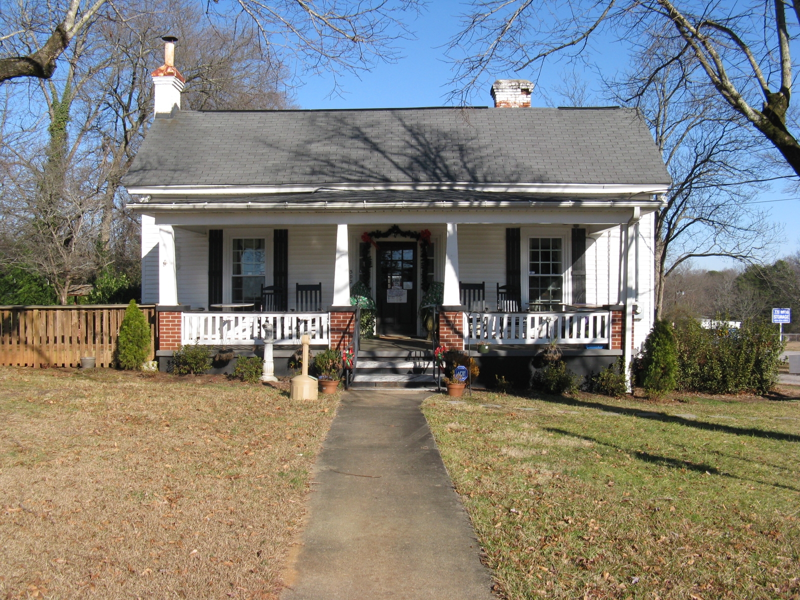 Photo: Modern day view of boyhood home of John L. Plyler