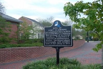 Site of Fort Claiborne Historical Marker