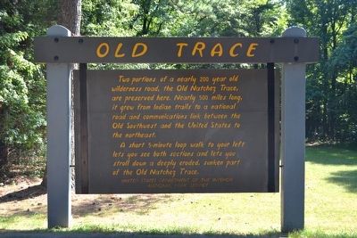 Old Trace Historical Marker